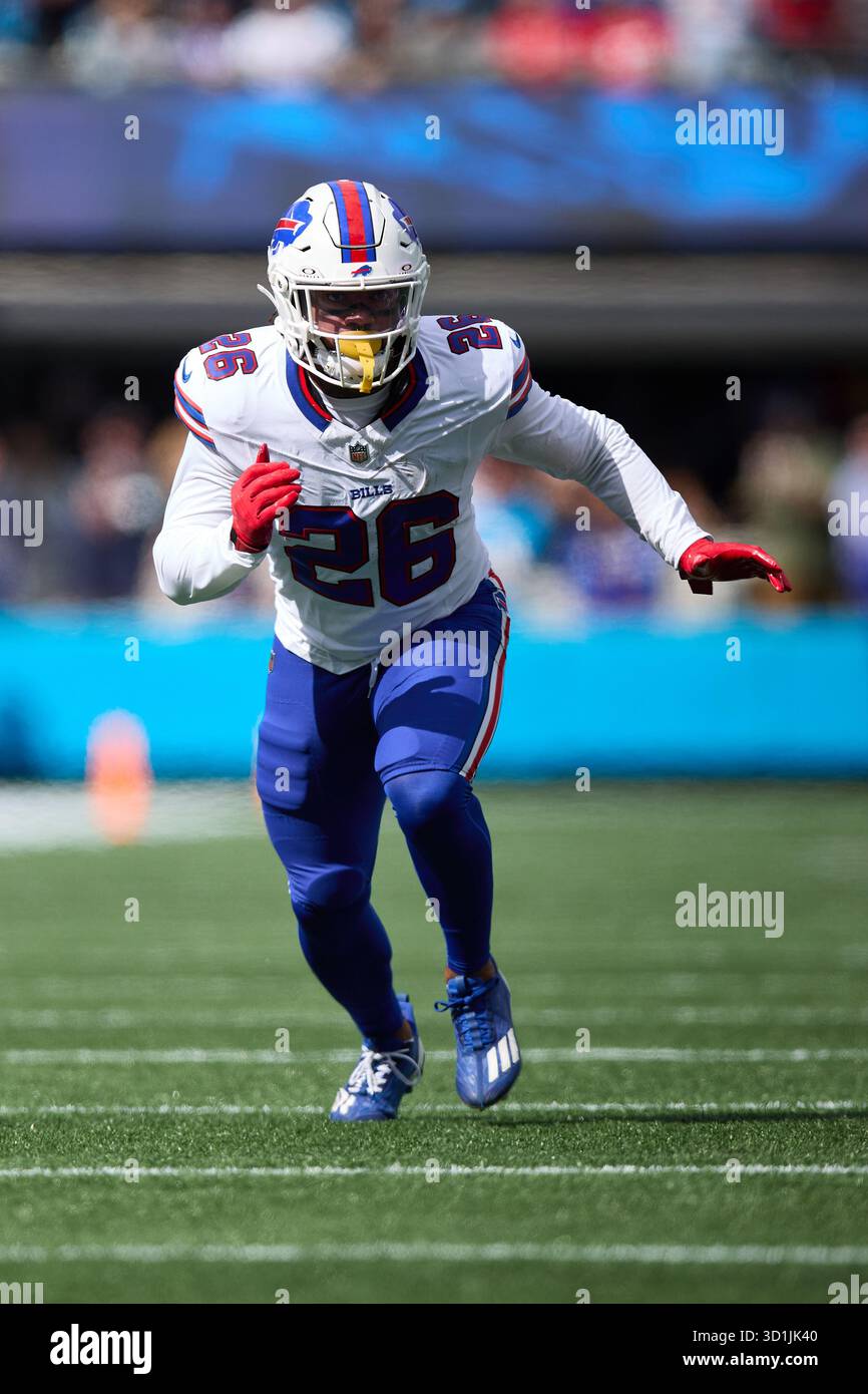 Buffalo Bills running back Ty Johnson (26) runs a route during an NFL ...