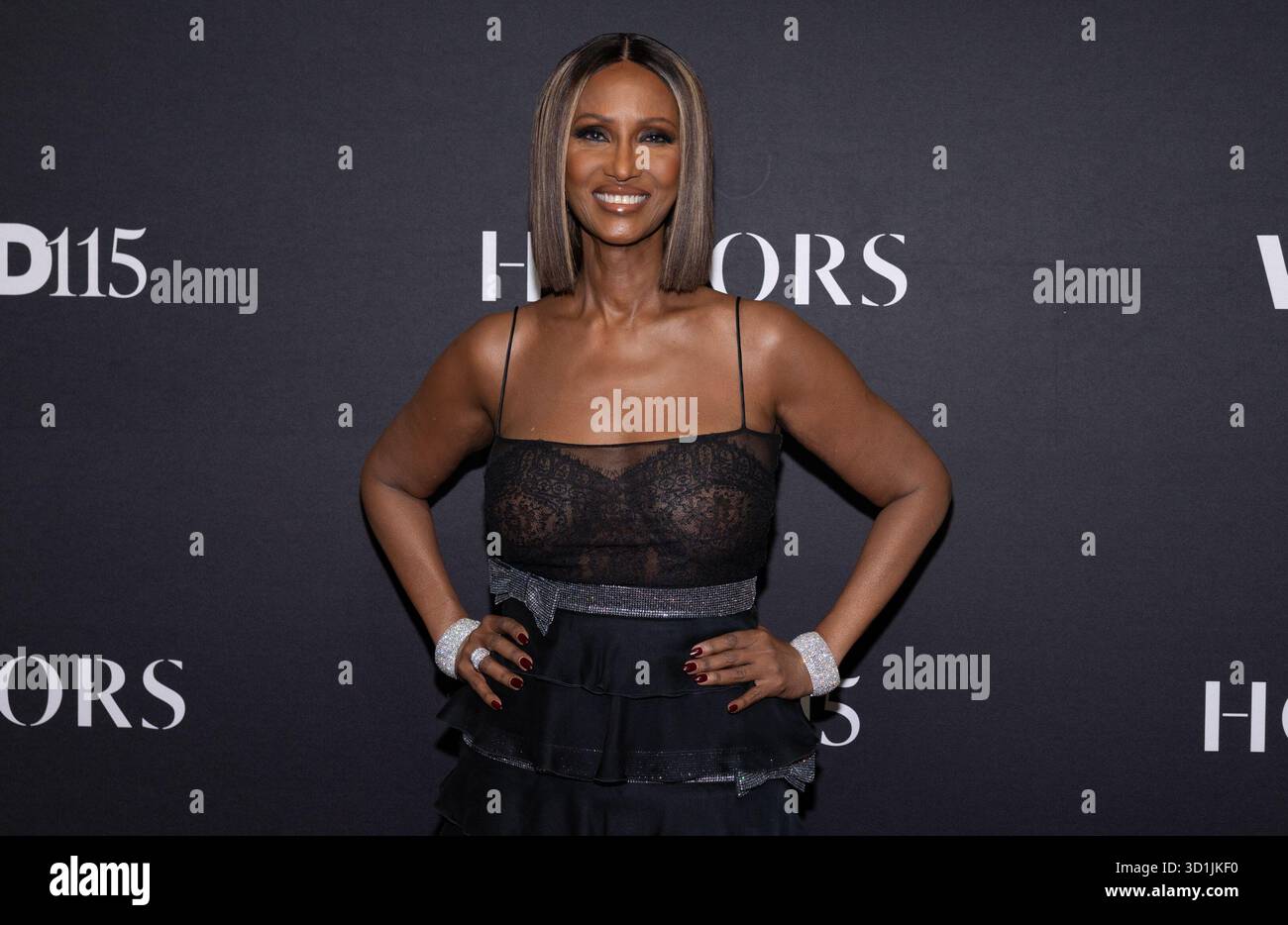 Iman attends the WWD (Women's Wear Daily) Honors at Cipriani South ...