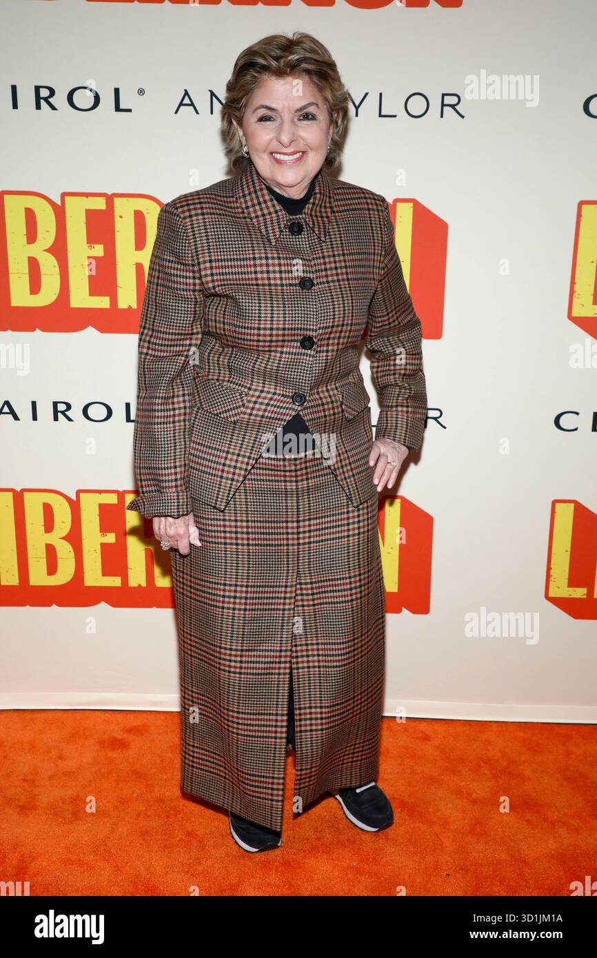 Attorney Gloria Allred attends the Broadway opening night for ...