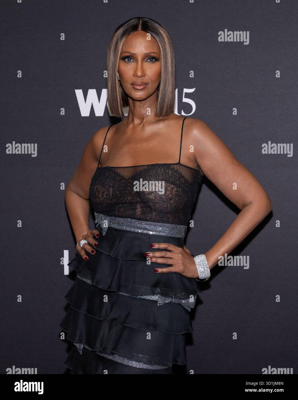 Iman attends the WWD (Women's Wear Daily) Honors at Cipriani South ...