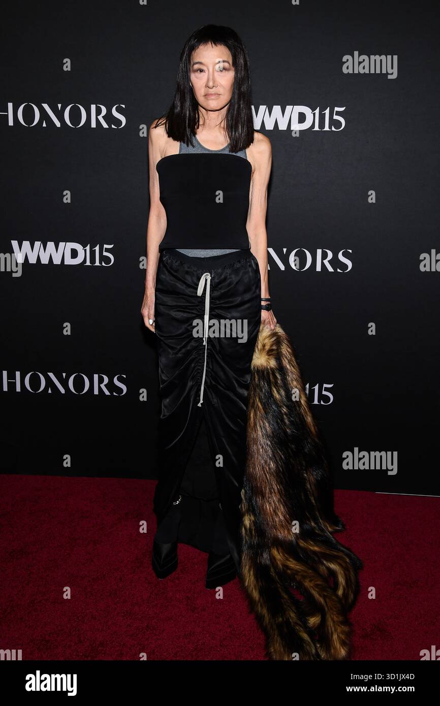 Vera Wang walking on the red carpet at WWD Honors 115th Anniversary ...