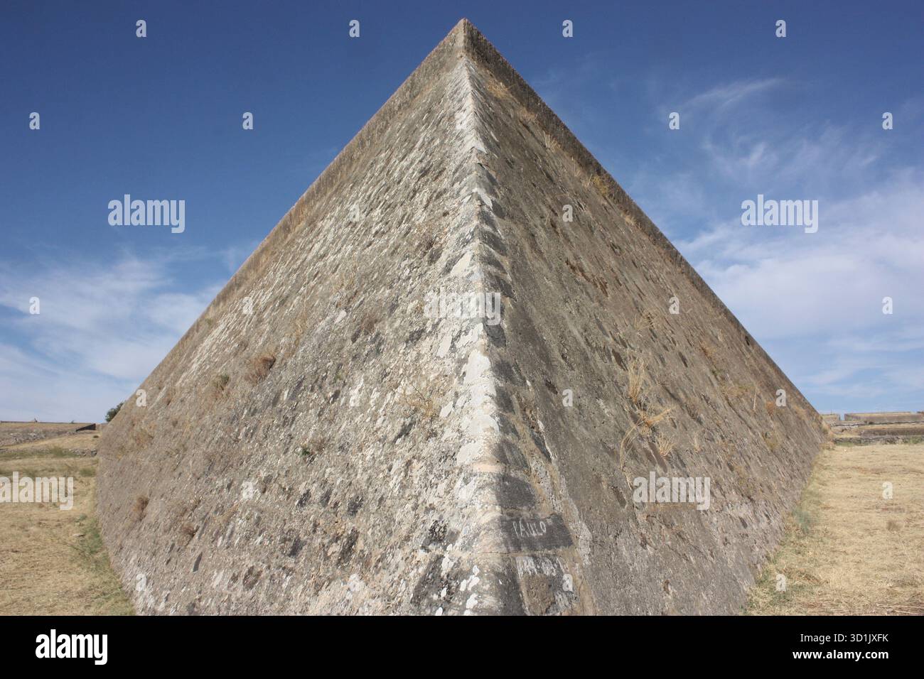 Elvas, Portugal - The outer wall of the Forta de Santa Luzia Stock ...