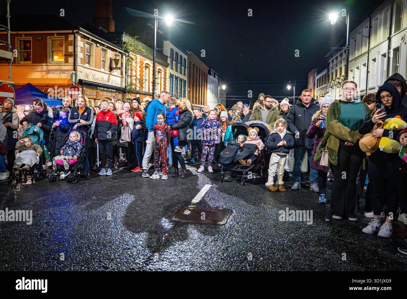 Derry, Northern Ireland. 28 October 2025. Performers take to the ...