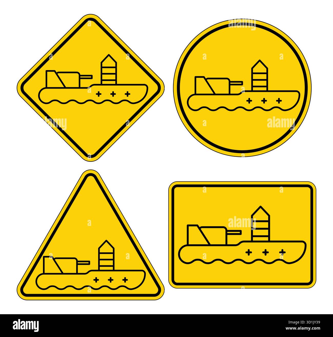 Safety in waterways Stock Vector Images - Alamy