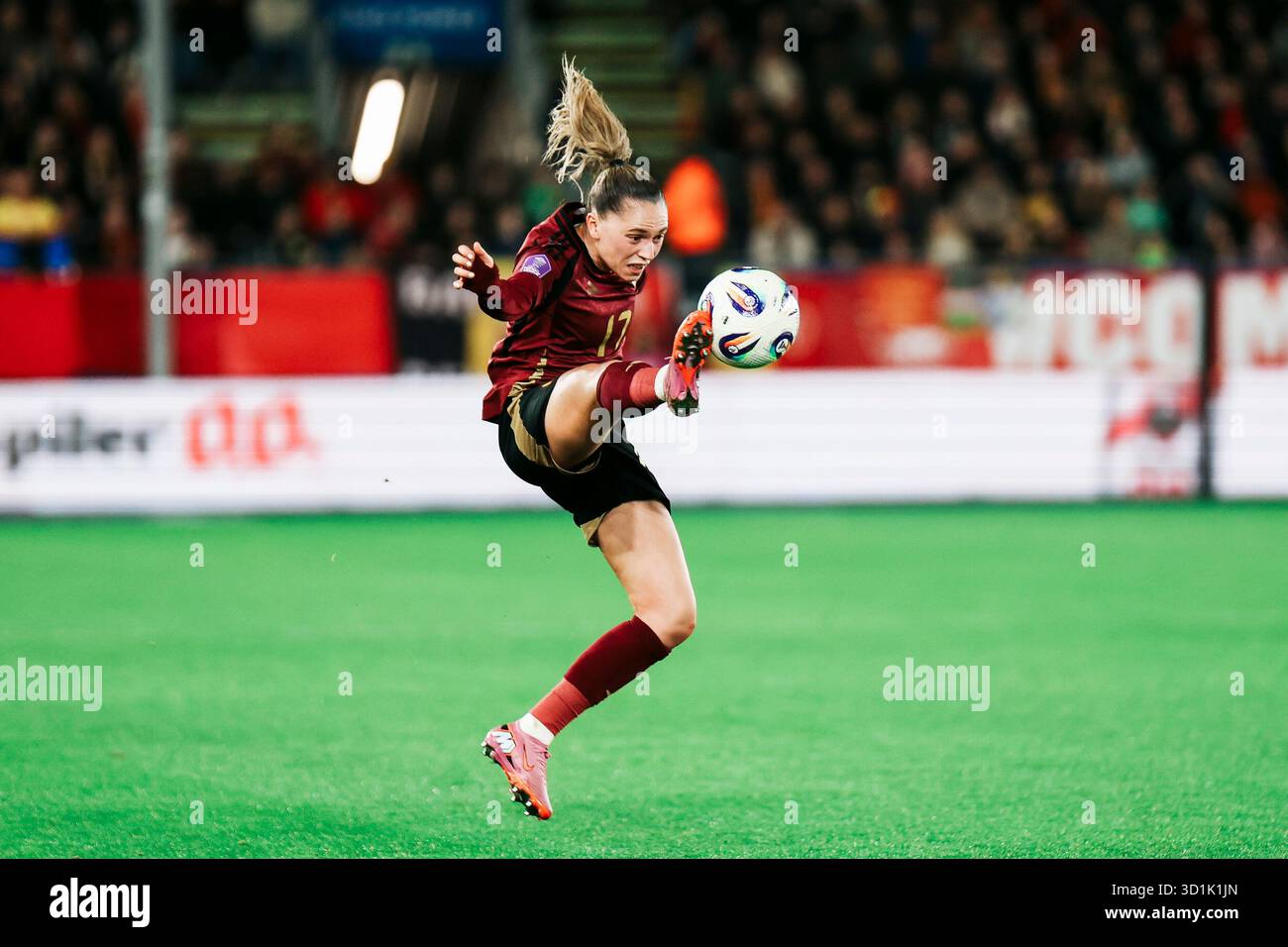LEUVEN, BELGIUM - OCTOBER 28: Jill Janssens (Belgium, #17) in action ...