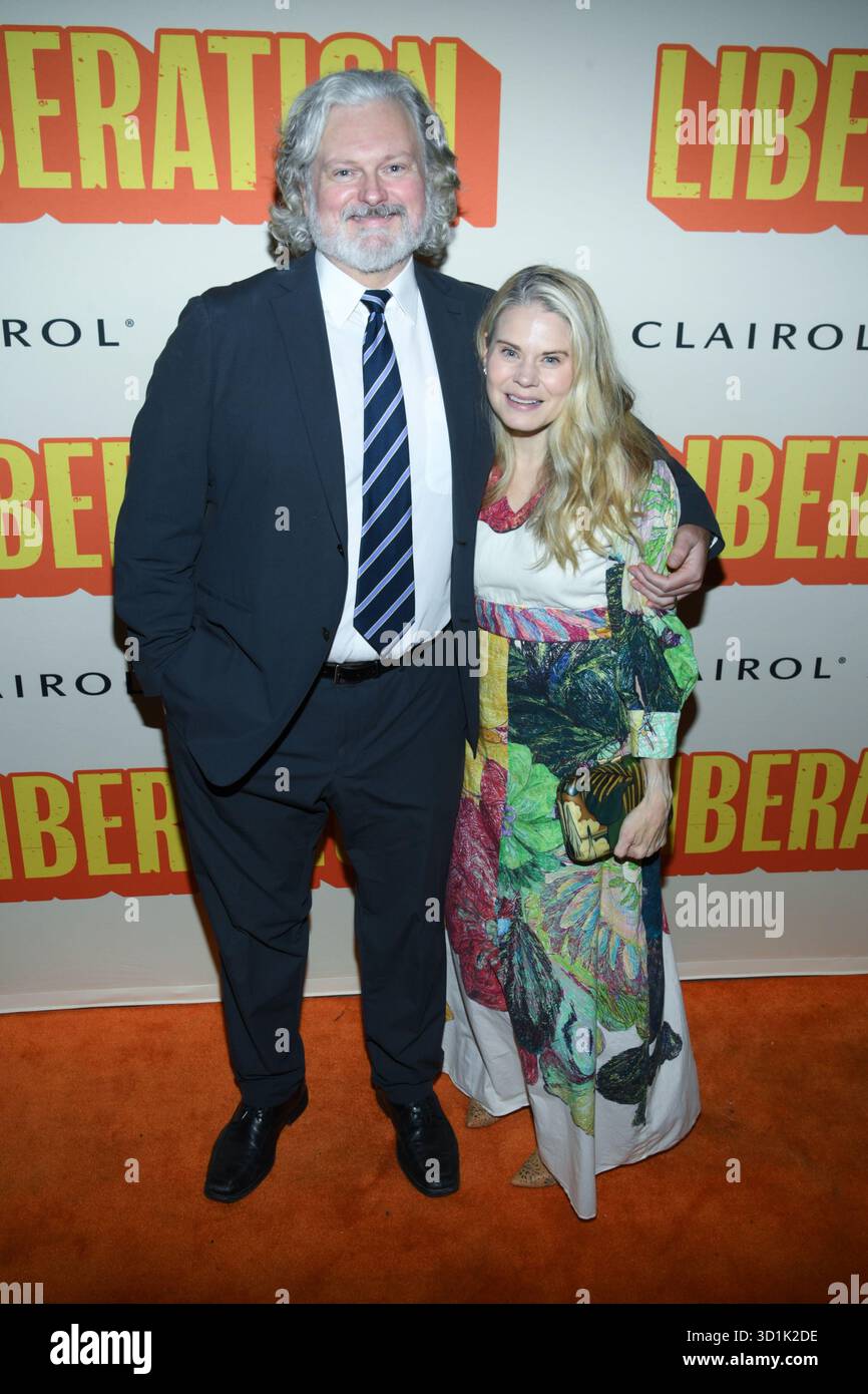 John Ellison Conlee and Celia Keenan-Bolger attend the "Liberation ...