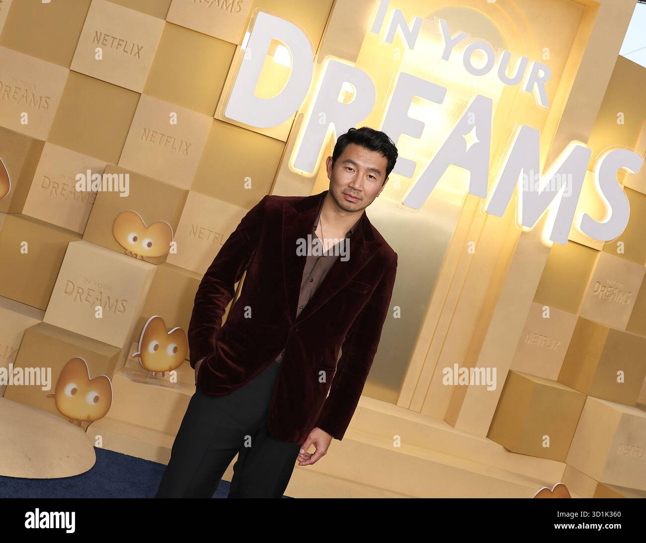Simu Liu arrives at The World Premiere of Netflix's IN YOUR DREAMS held ...