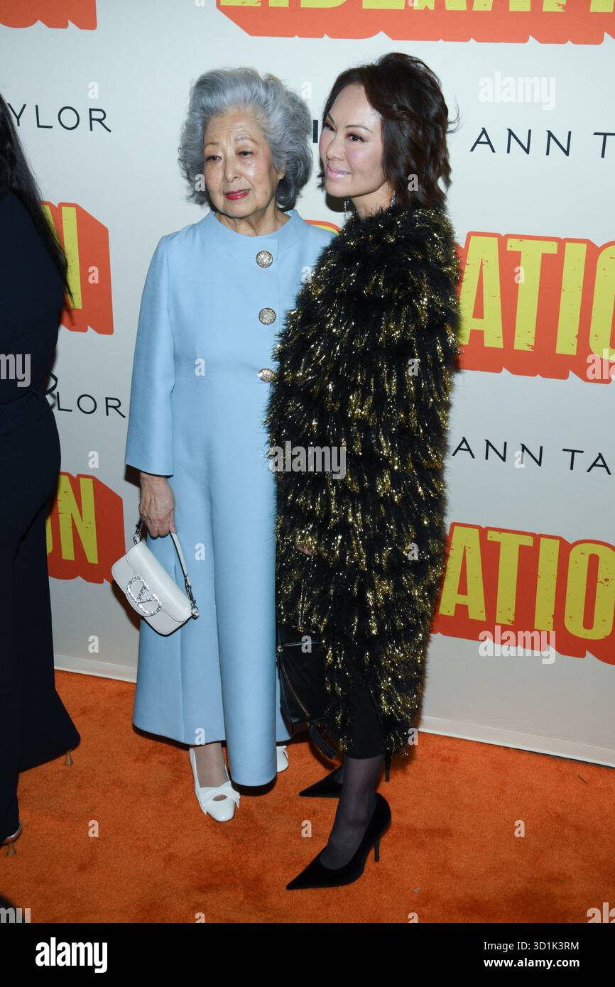 Kim Cho and Alina Cho attend the "Liberation" Broadway Opening Night at ...