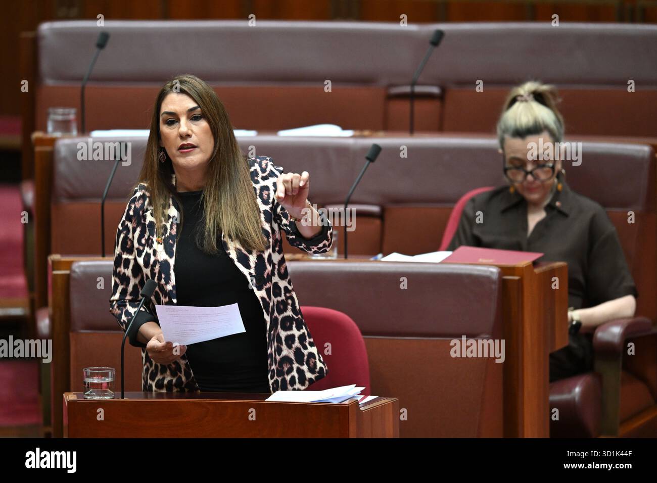 Independent Senator Lydia Thorpe makes a statement ahead of Senate ...