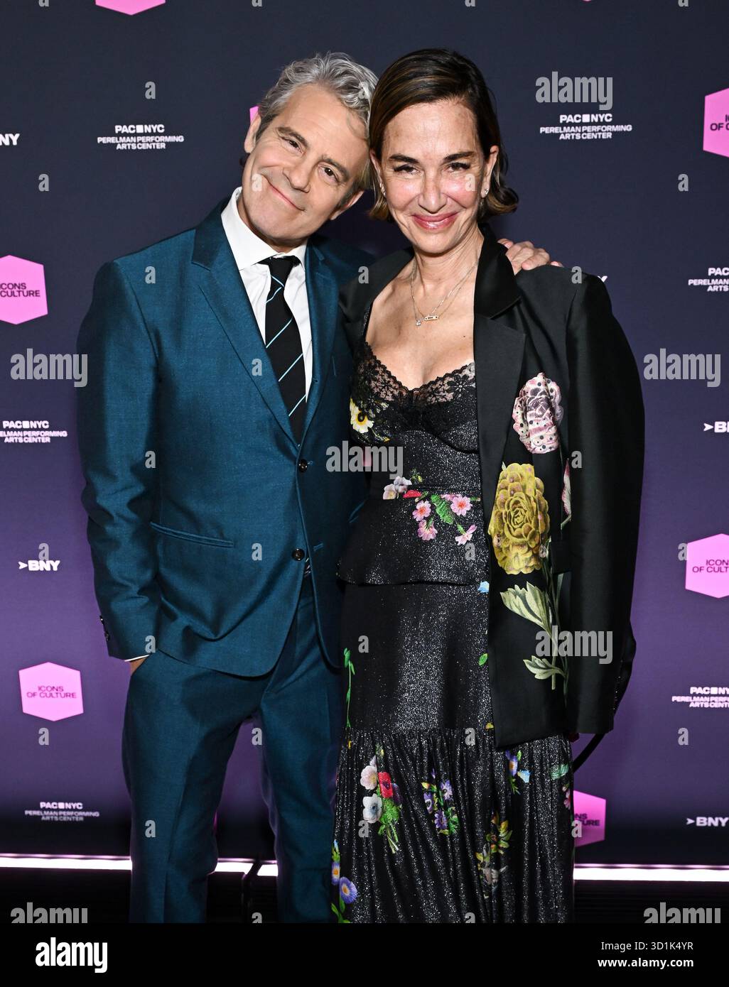 Andy Cohen, left, and Cynthia Rowley attend the PAC NYC Icons of ...