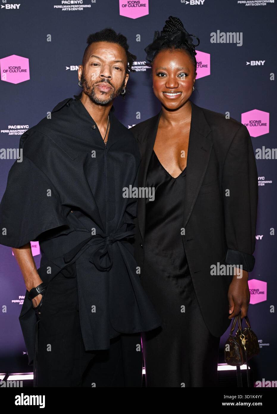 Dario Calmese, left, and Zina Reed attend the PAC NYC Icons of Culture ...