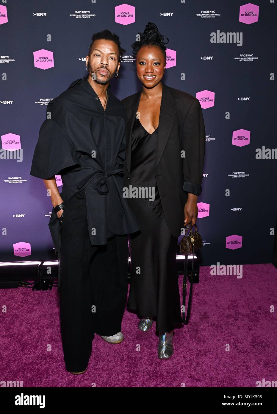 Dario Calmese, left, and Zina Reed attend the PAC NYC Icons of Culture ...