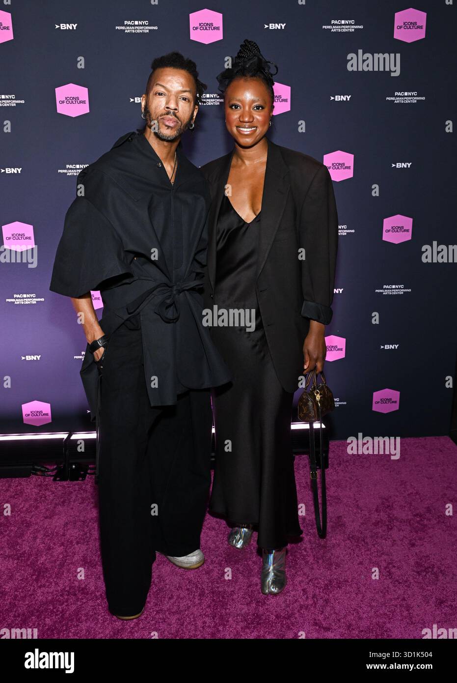 Dario Calmese, left, and Zina Reed attend the PAC NYC Icons of Culture ...