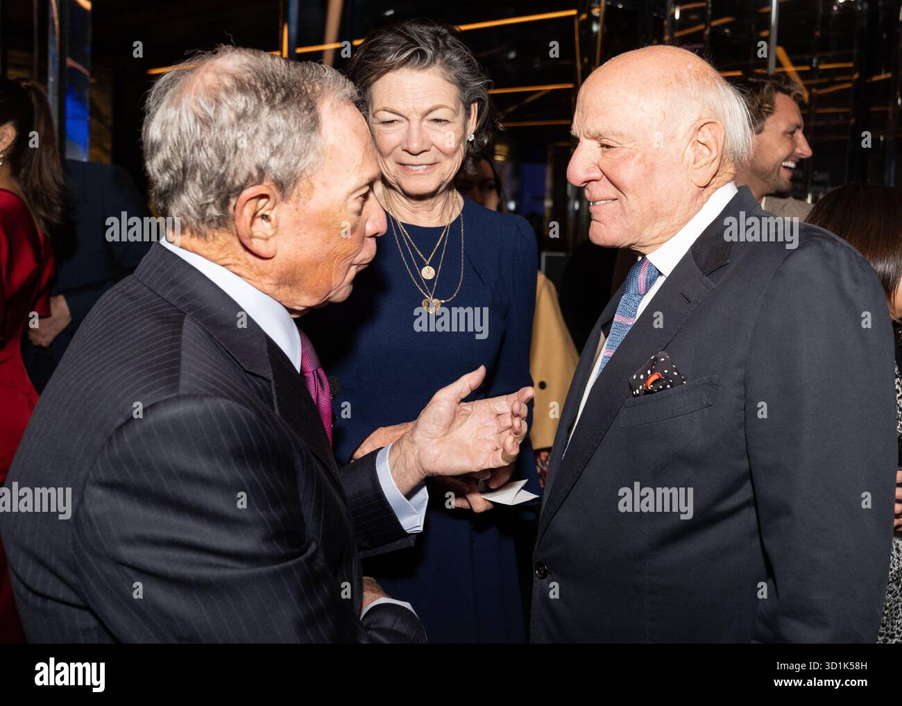 Michael Bloomberg, Diana Taylor and Barry Diller attend 2025 PAC NYC ...