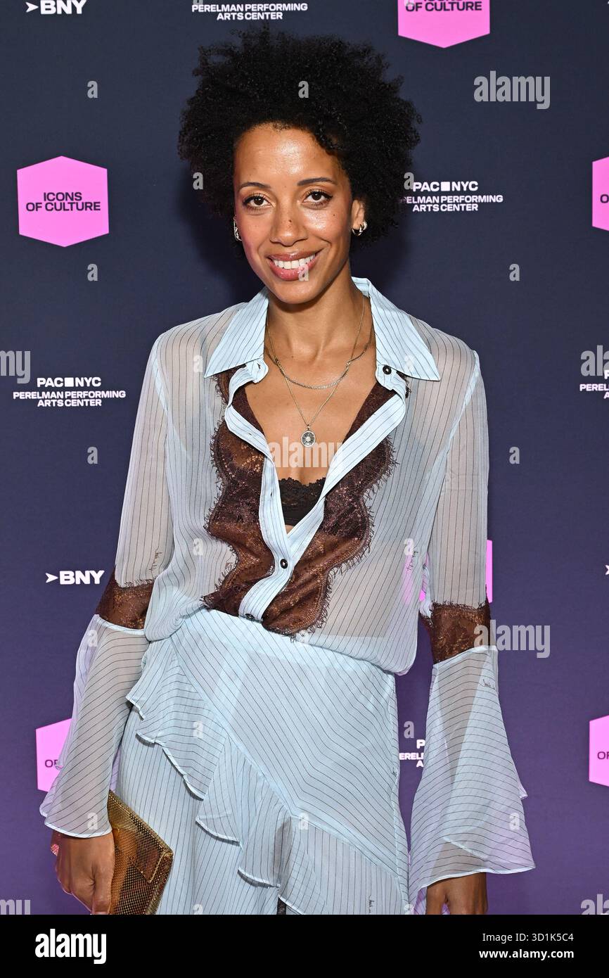 Carly Cushnie attends the PAC NYC Icons of Culture Gala at Perelman ...