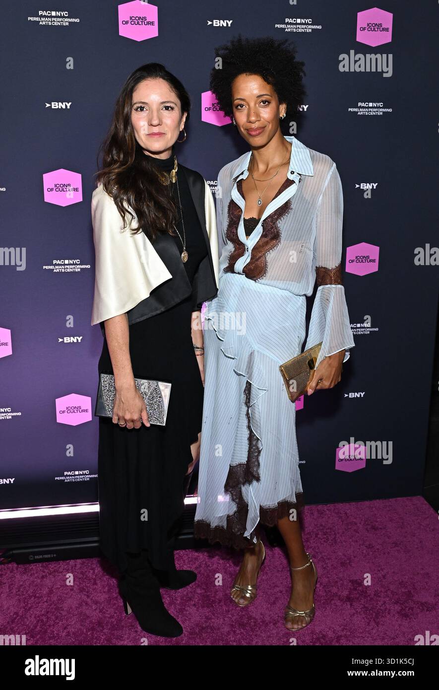 Kim Ramundo, left, and Carly Cushnie attend the PAC NYC Icons of ...