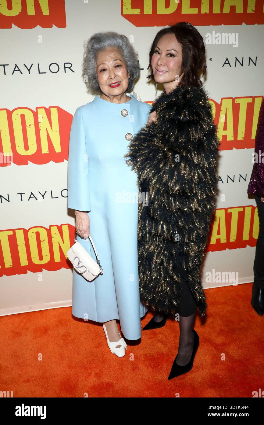 Kim Cho, left, and Alina Cho attend the Broadway opening night for ...