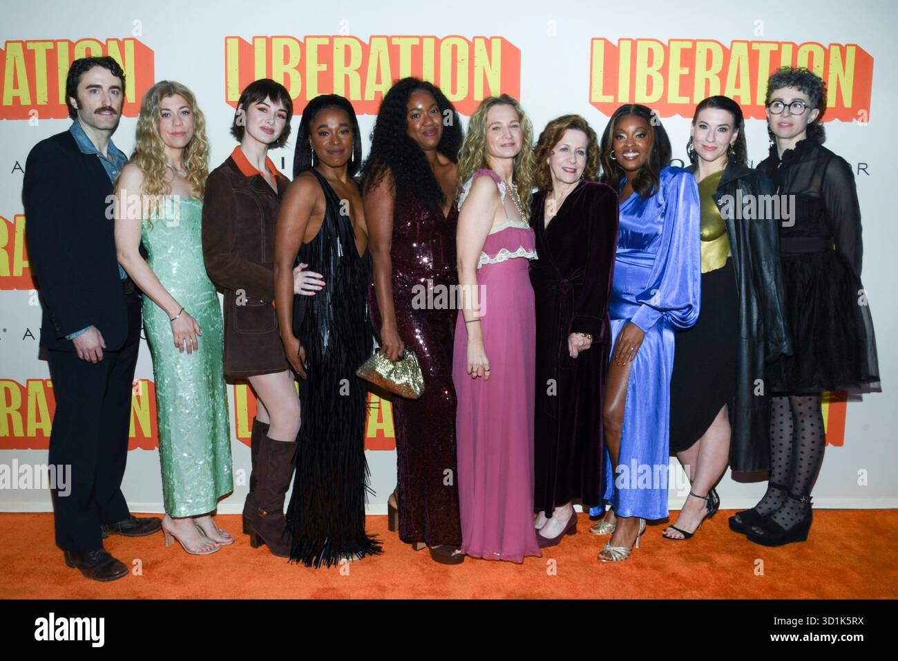 New York, USA. 28th Oct, 2025. Charlie Thurston, Susanna Flood, Audrey ...