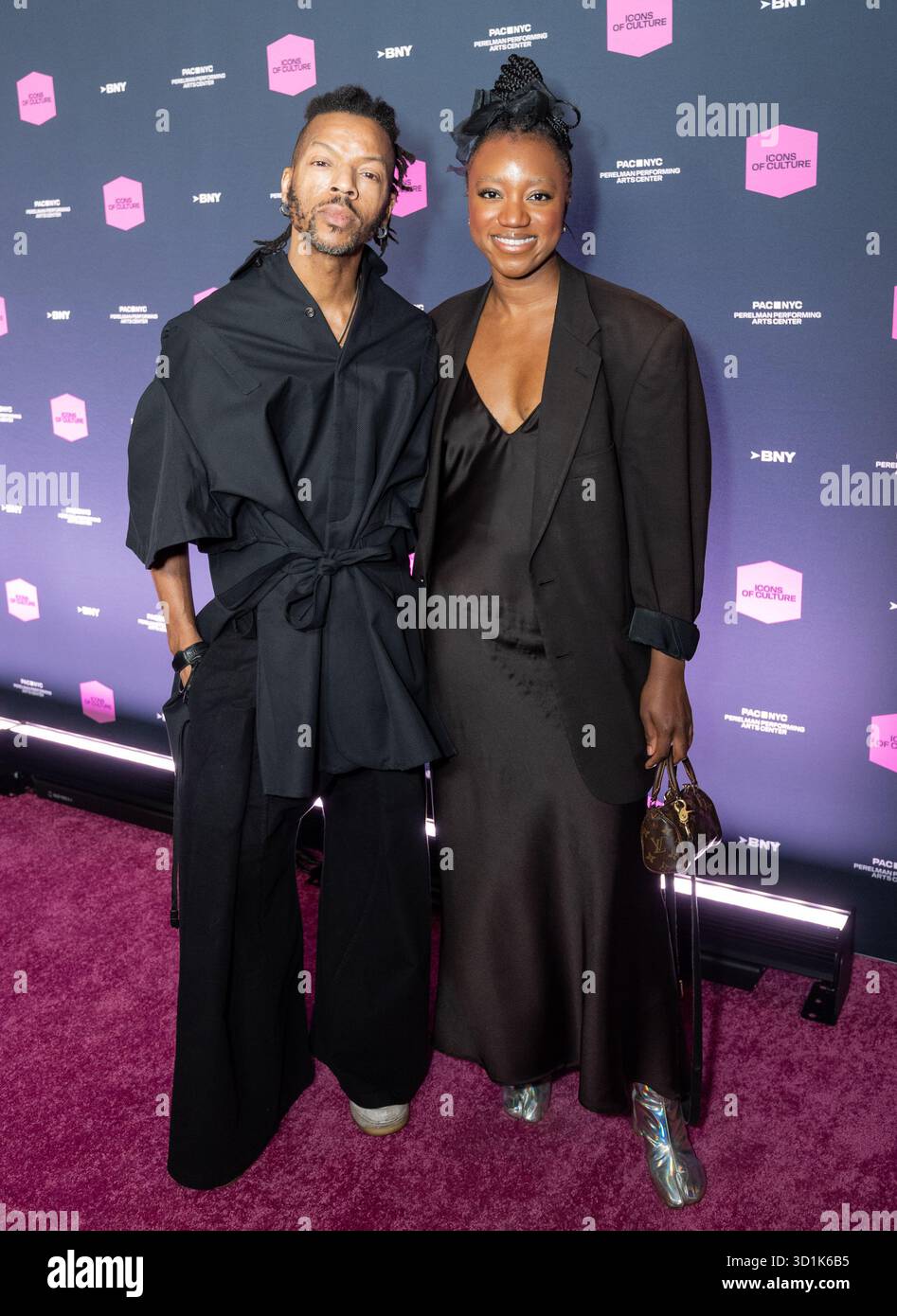 Dario Calmese and Zina Reed attend 2025 PAC NYC Icons of culture gala ...
