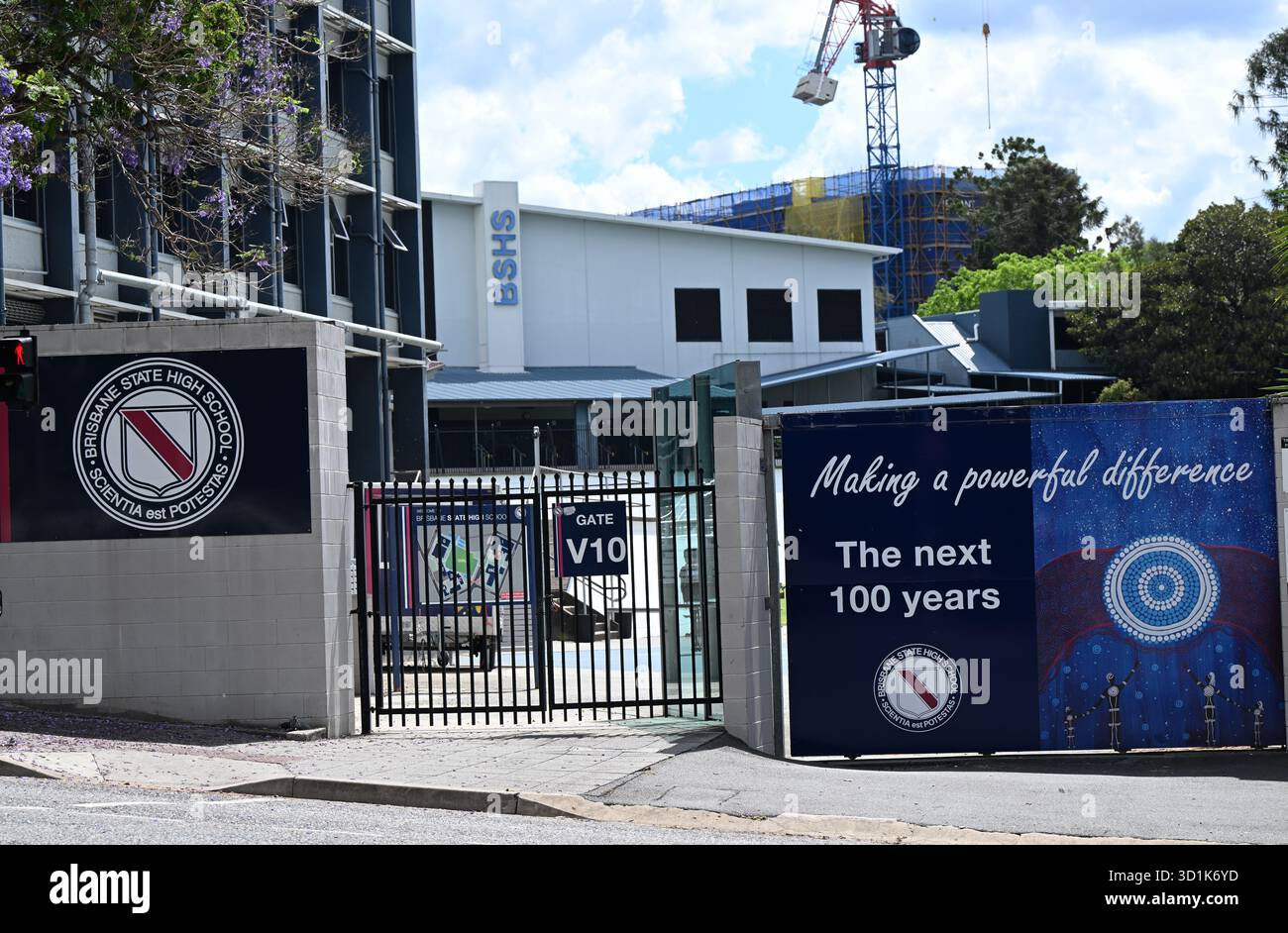 Brisbane State High School is seen in Brisbane, Wednesday, October 29 ...