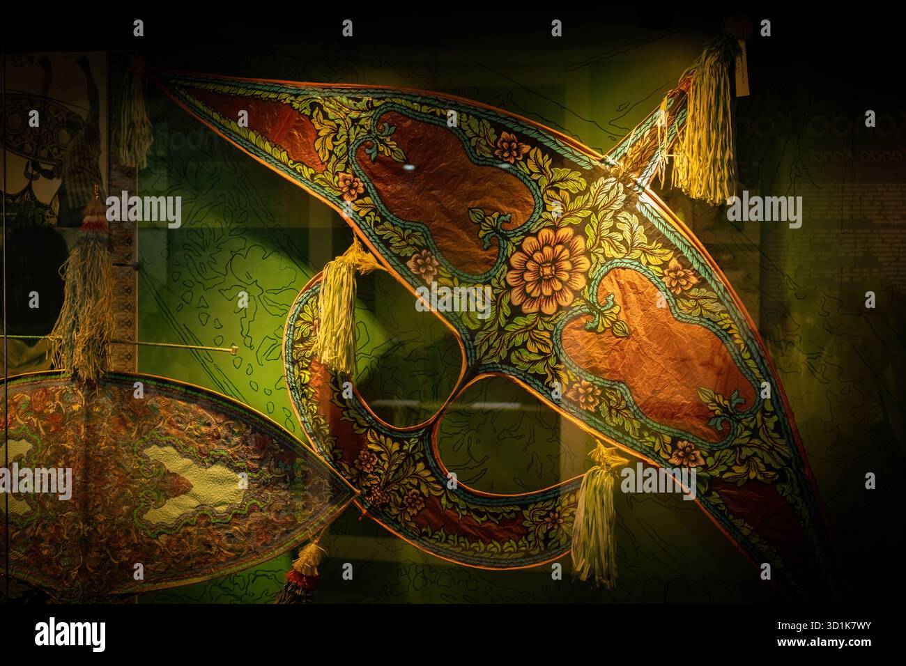 Traditional Malay wau kite sample in the Muzium Etnologi Dunia Melayu ...
