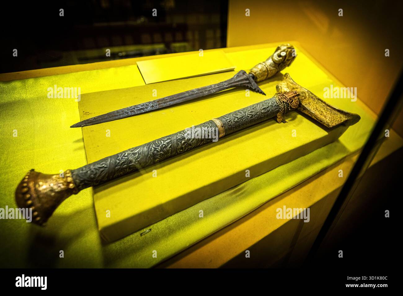 Collection of antique bladed weapons in Muzium Etnologi Dunia Melayu in ...