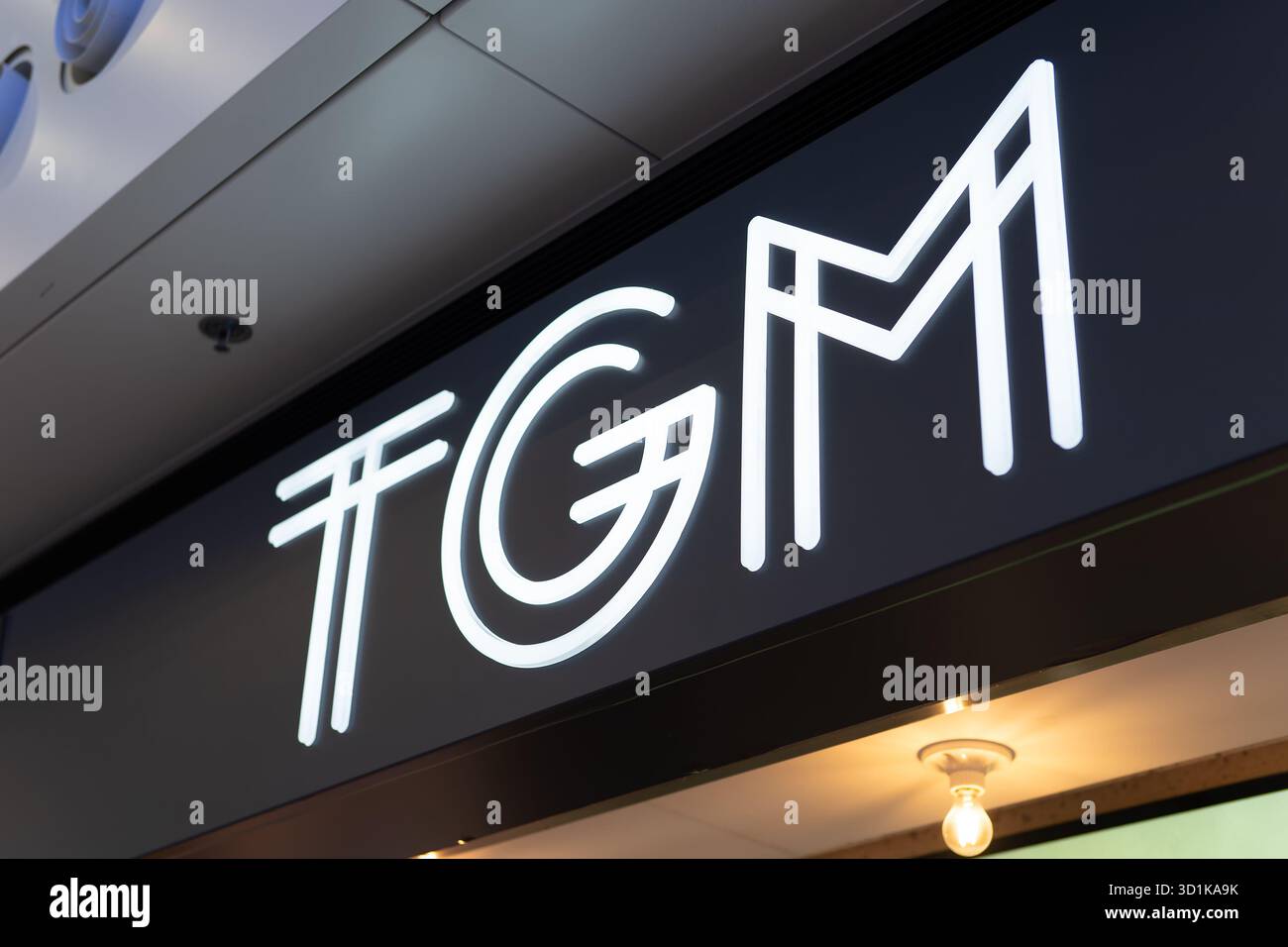 Tgm logo design hi-res stock photography and images - Alamy