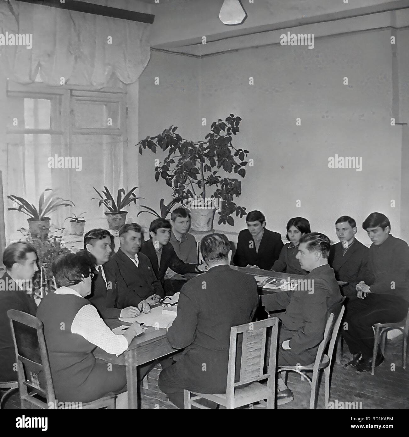 Soviet bureaucracy meeting hi-res stock photography and images - Alamy