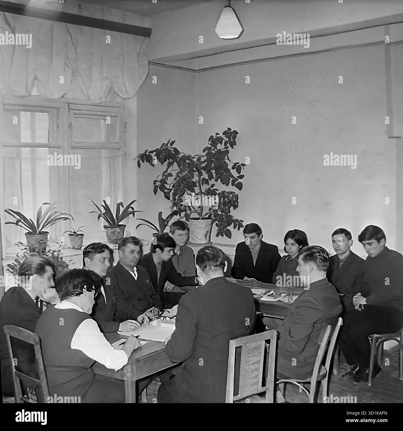 Soviet bureaucracy meeting hi-res stock photography and images - Alamy