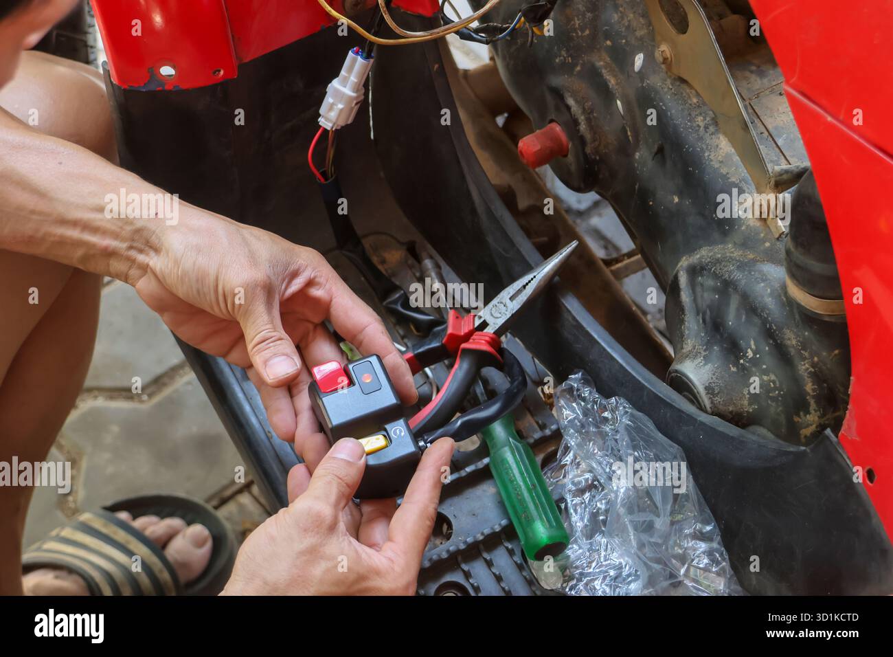 New Handlebar Switches In-hand Change the switch button system, start ...