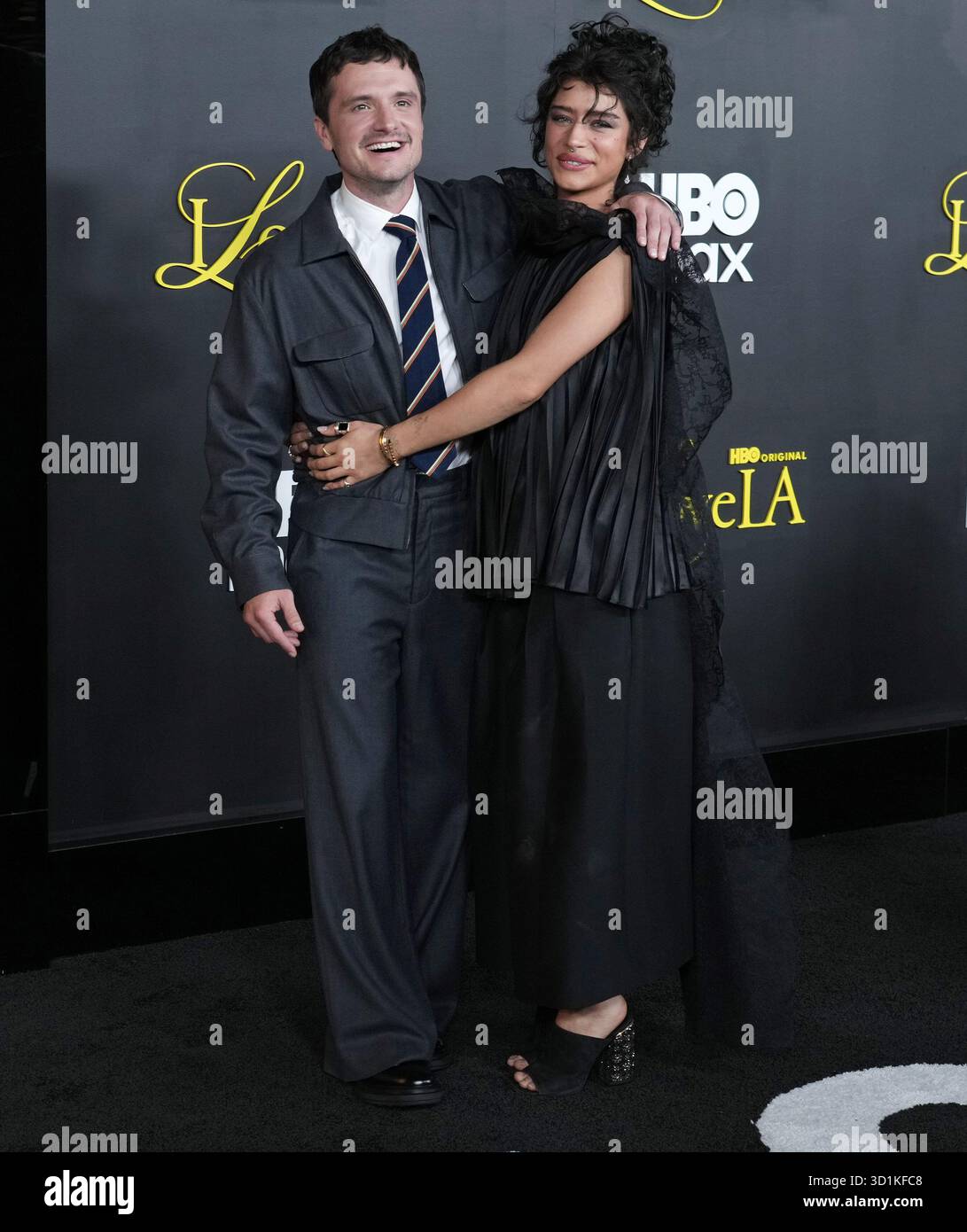 (L-R) Josh Hutcherson and Odessa A'zion at the HBO Original's I LOVE LA Los Angeles Premiere ...