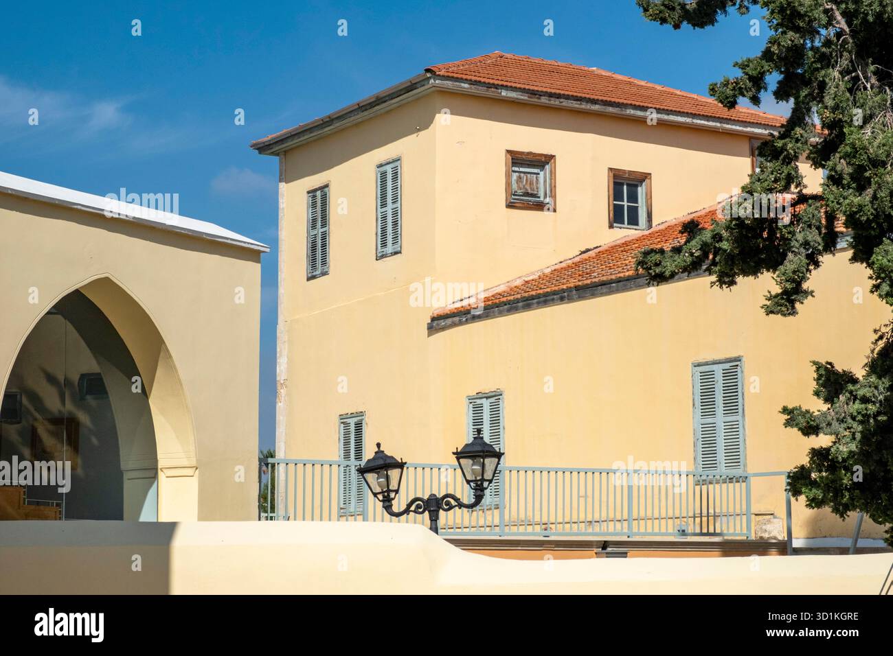 Historic building Pafos (Paphos) old town centre, Pafos, Cyprus Stock ...