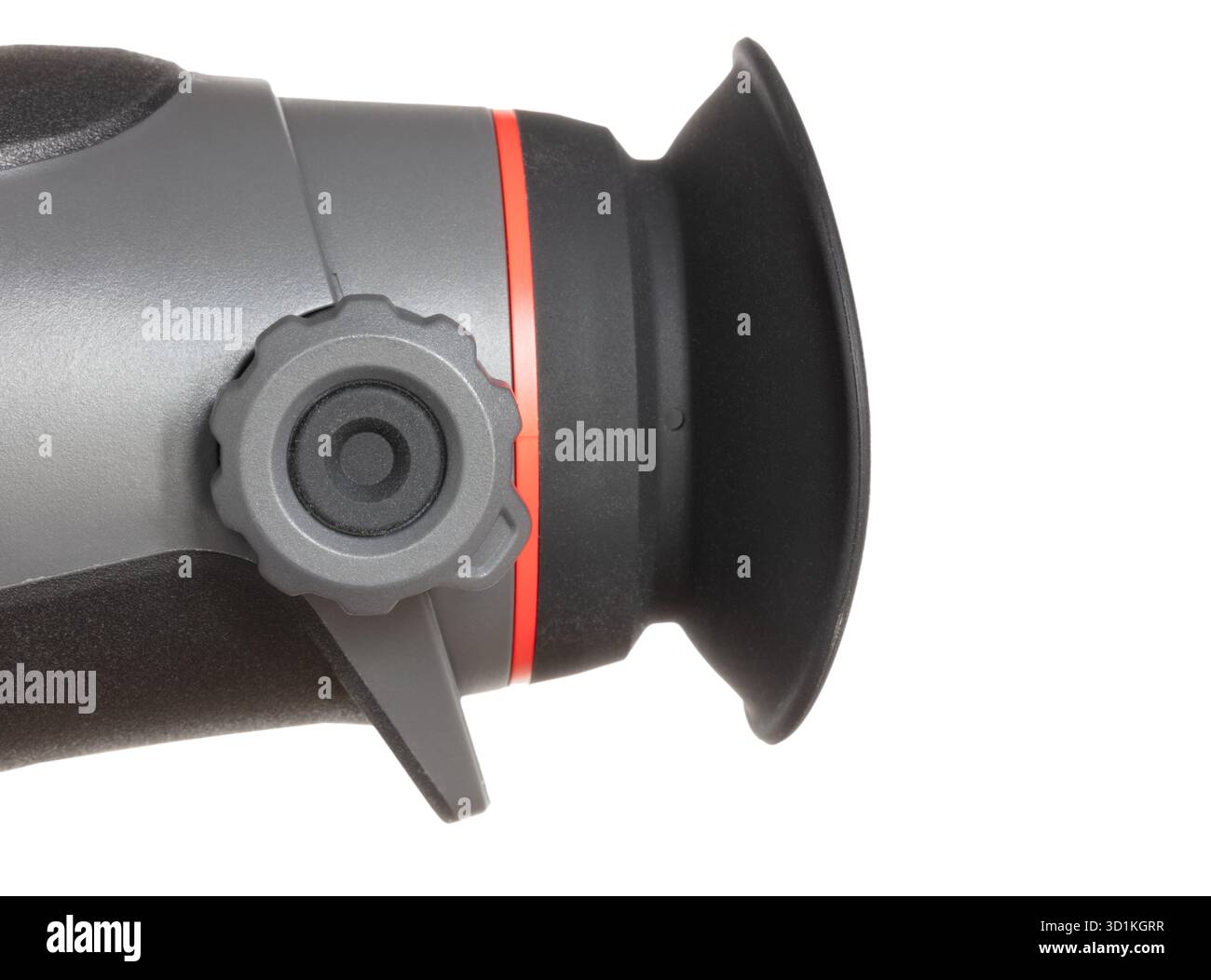 Large knob for adjusting the digital image focus on a thermal night ...