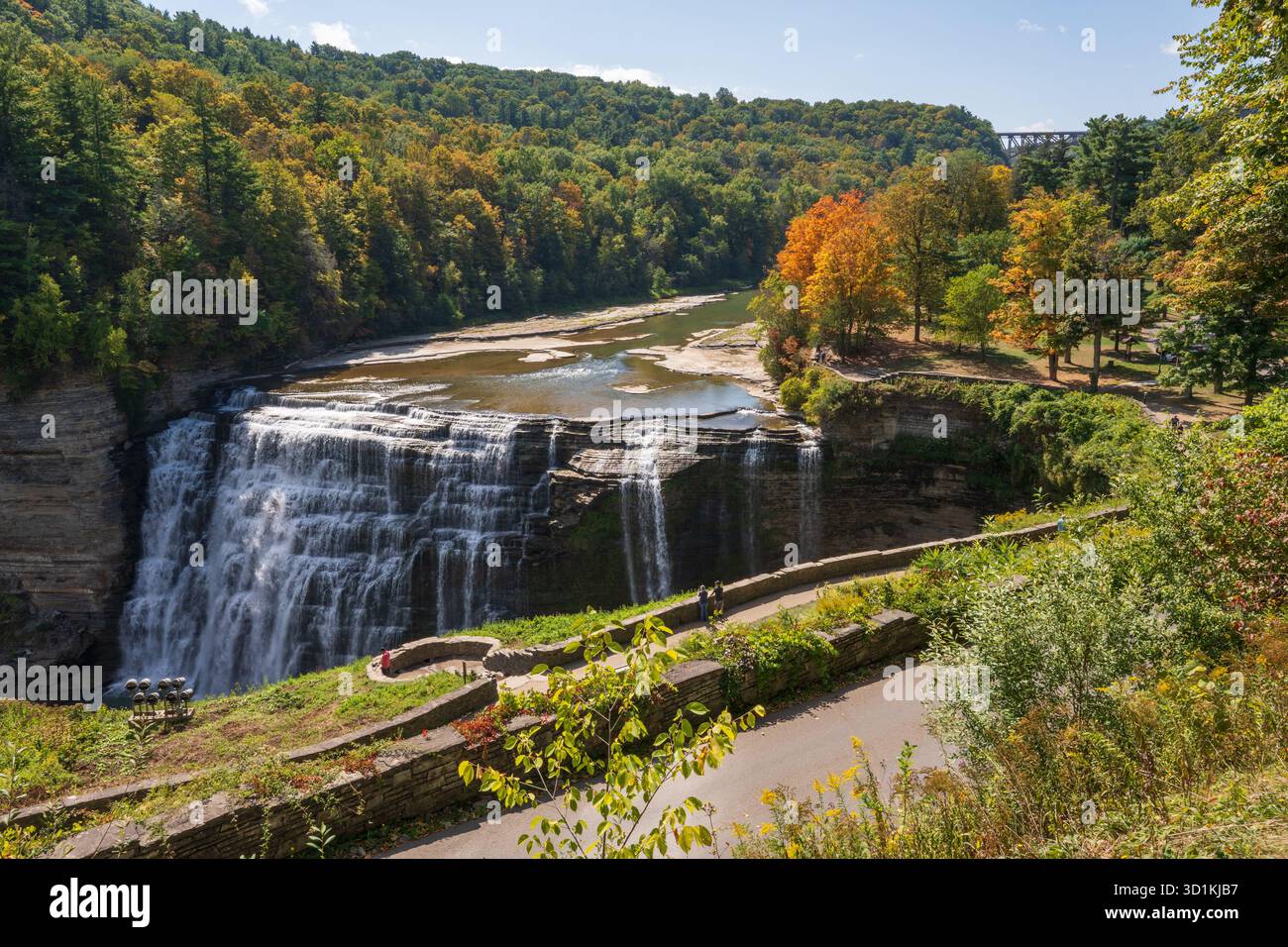 Letchworth State Park showcases dramatic gorges, waterfalls, and ...