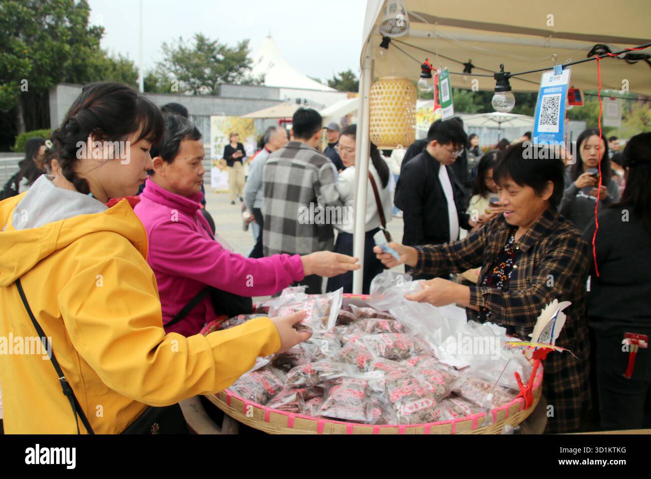 People flock to a fair at Guihua Park in Suzhou City, east China's ...