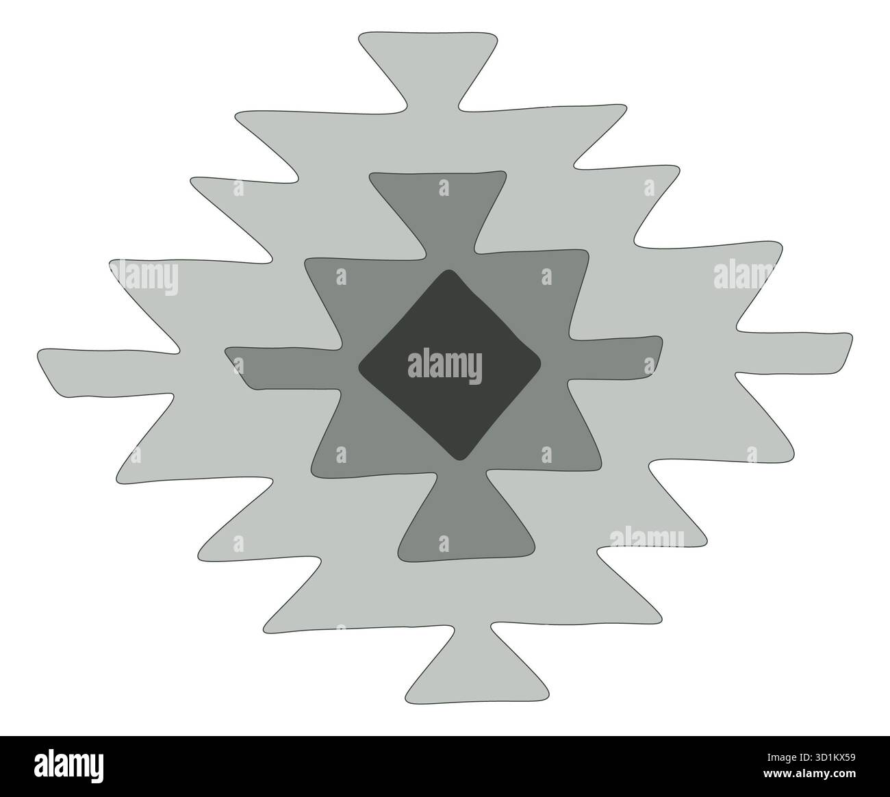 A traditional Balkan and Slavic geometric star pattern symbolizing ...
