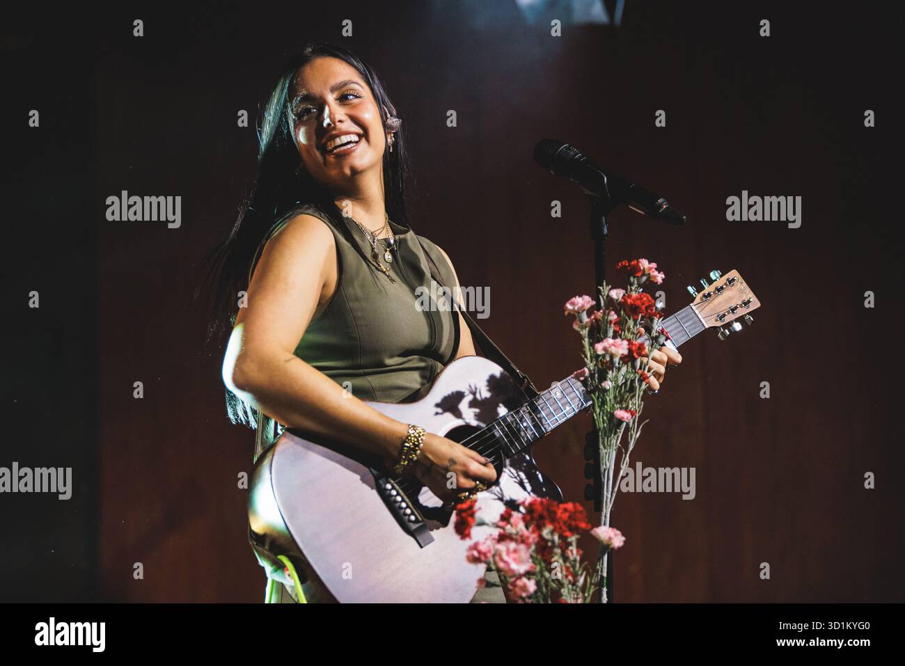 Copenhagen, Denmark. 28th, October 2025. The Portuguese Canadian singer ...