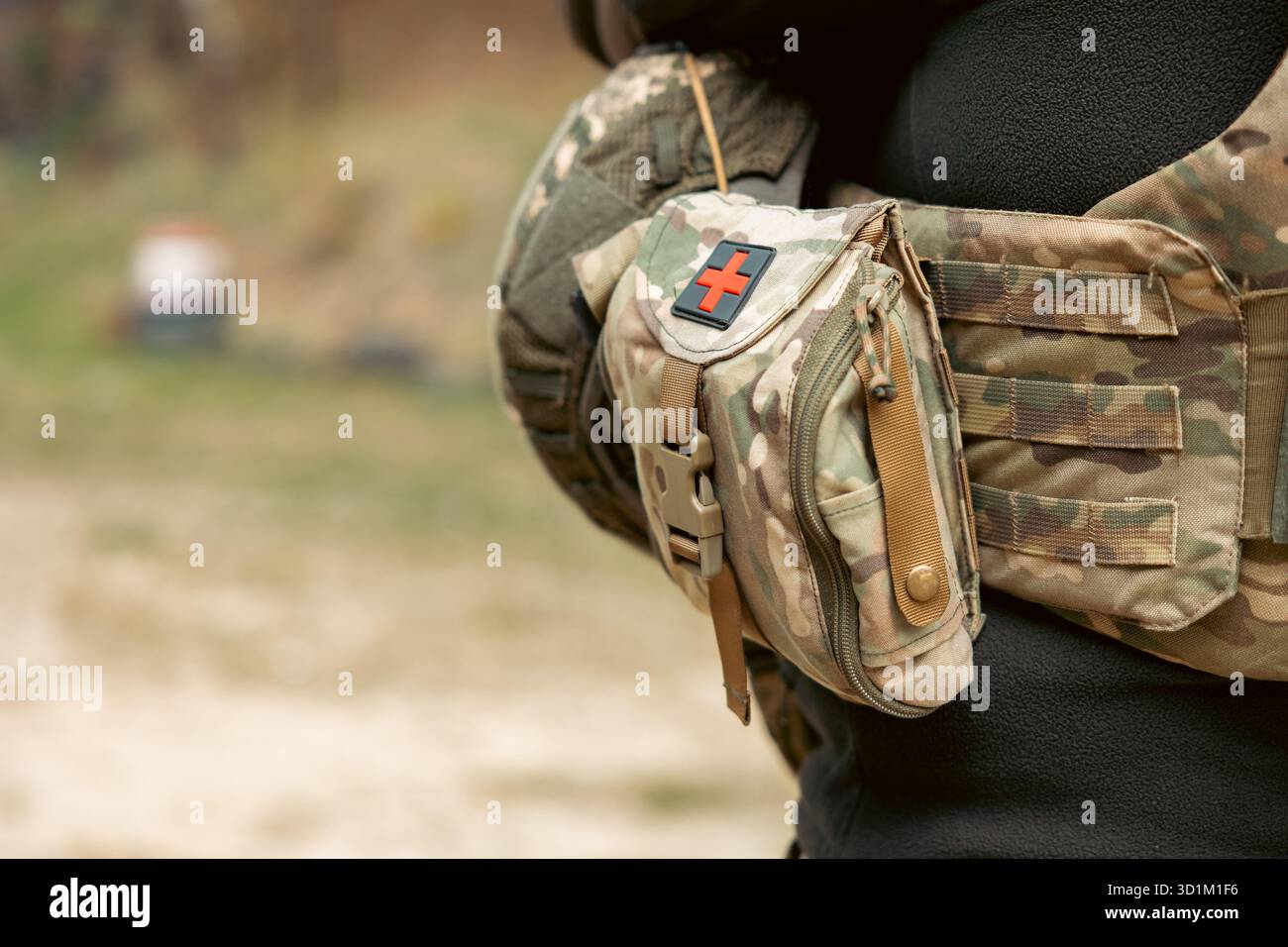 first aid kit, pouches for cartridges and grenades, helmet and other ...