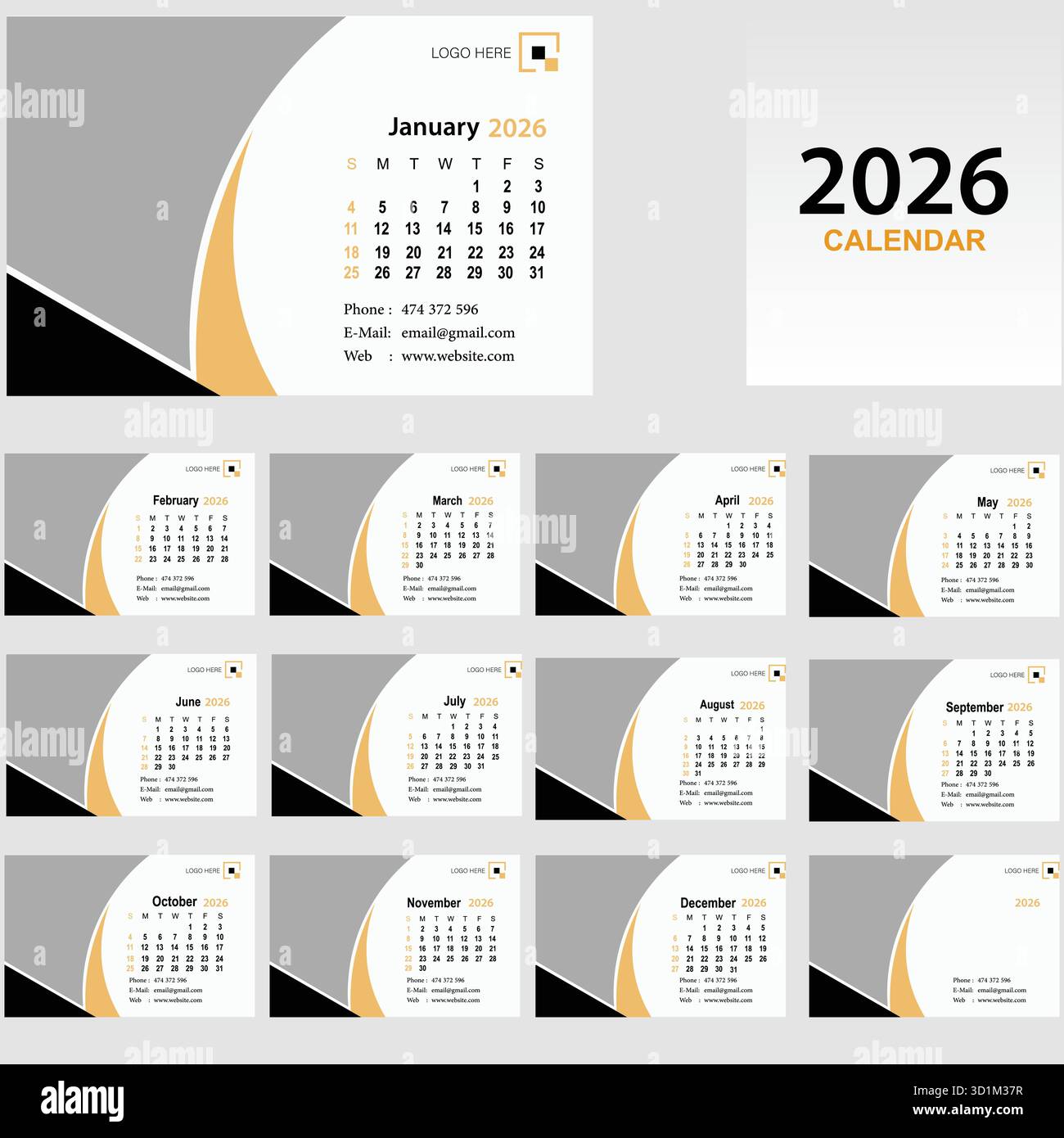 Desk calendar march 2026 Stock Vector Images - Alamy