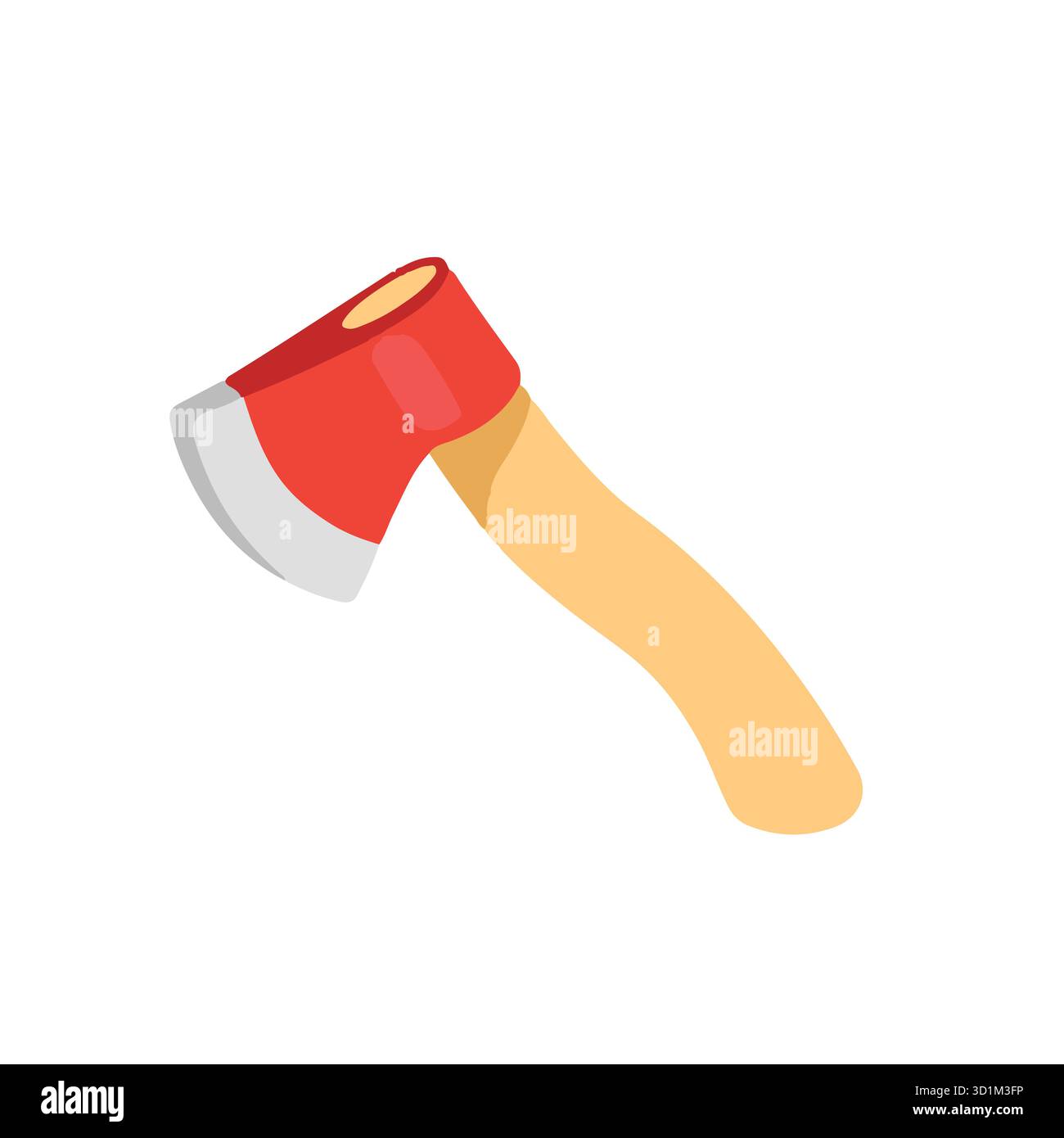 Iron ax blade wooden Stock Vector Images - Alamy