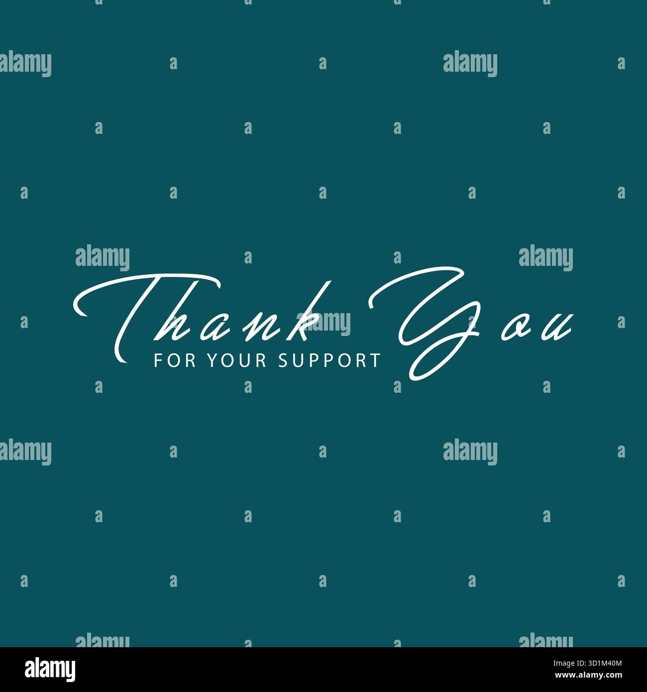 Thank typography handwritten lettering Stock Vector Images - Alamy