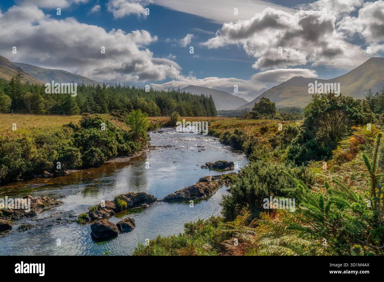 The River Forsa in Glen Forsa on The isle of Mull, Scotland Stock Photo ...