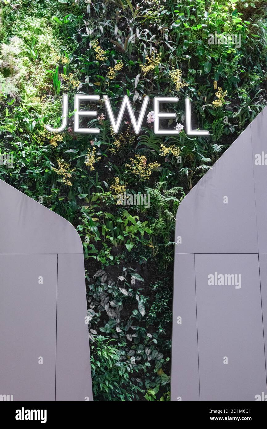 Singapore Jewel at Changi Airport showcases a lively vertical garden ...