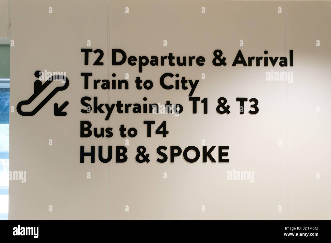 clear signage in black font displays transportation options including ...