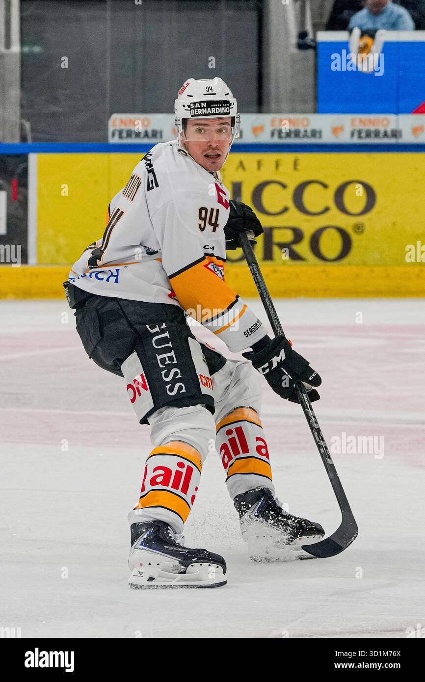28/10/2025, Ambri, Gottardo Arena, NL: HC Ambri-Piotta - HC Lugano, #94 ...