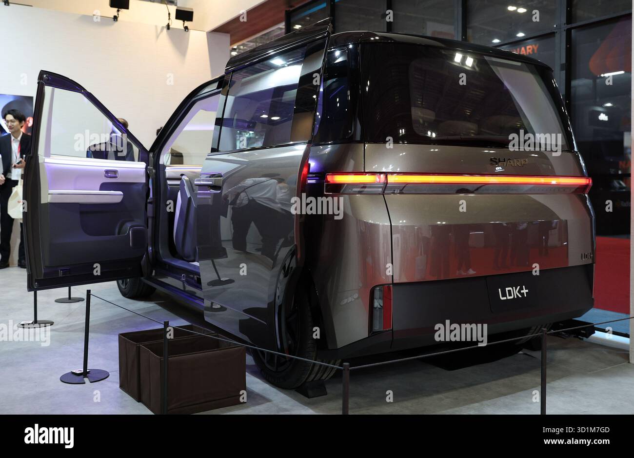 Sharp unveils its self-developed EV (electric vehicle) concept model ...