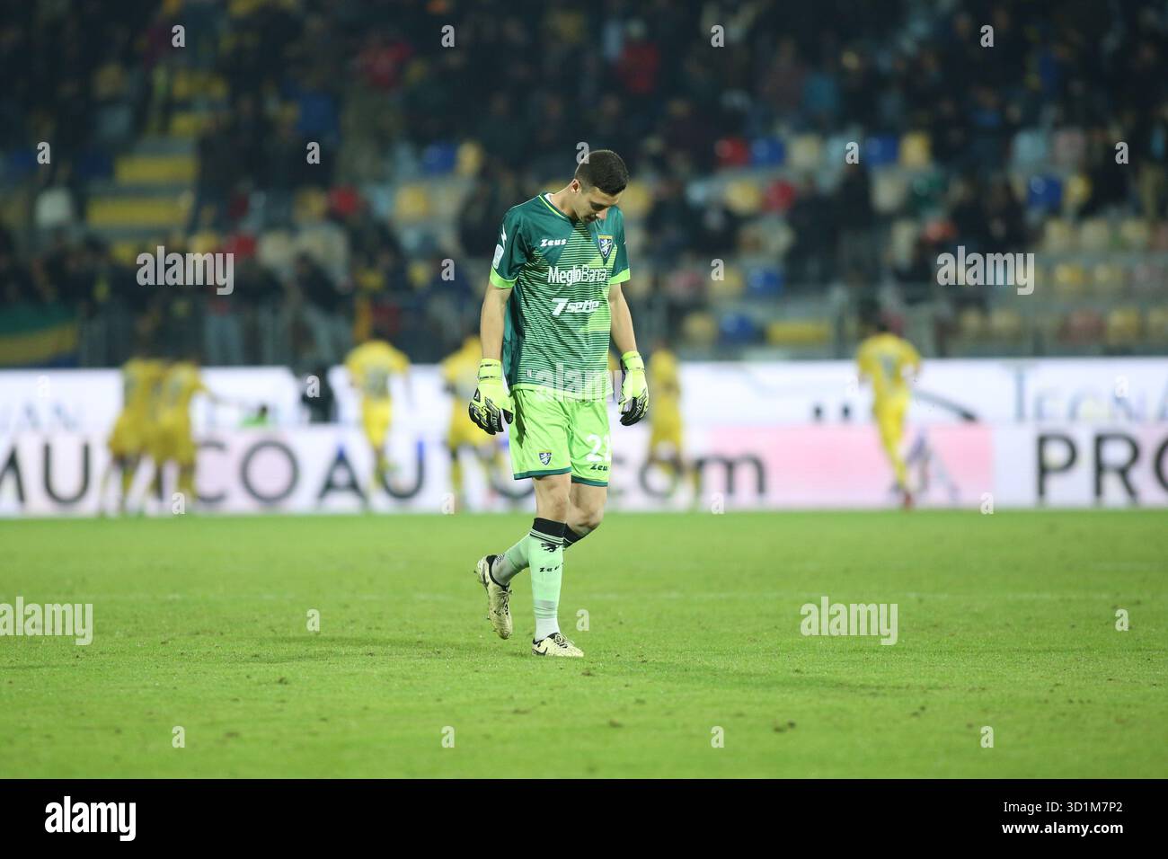 Lorenzo Palmisani of Frosinone Calcio is in action during the 9th day ...