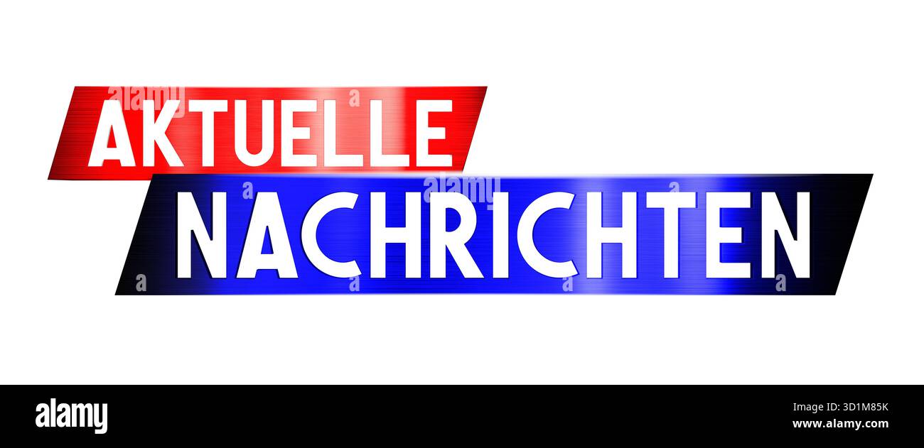 Breaking news banner 3d hi-res stock photography and images - Alamy