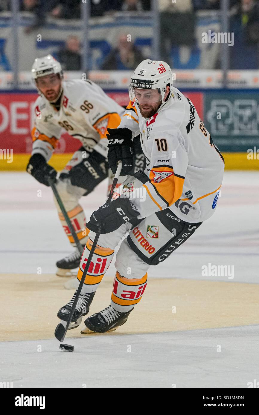 28/10/2025, Ambri, Gottardo Arena, NL: HC Ambri-Piotta - HC Lugano, #10 ...
