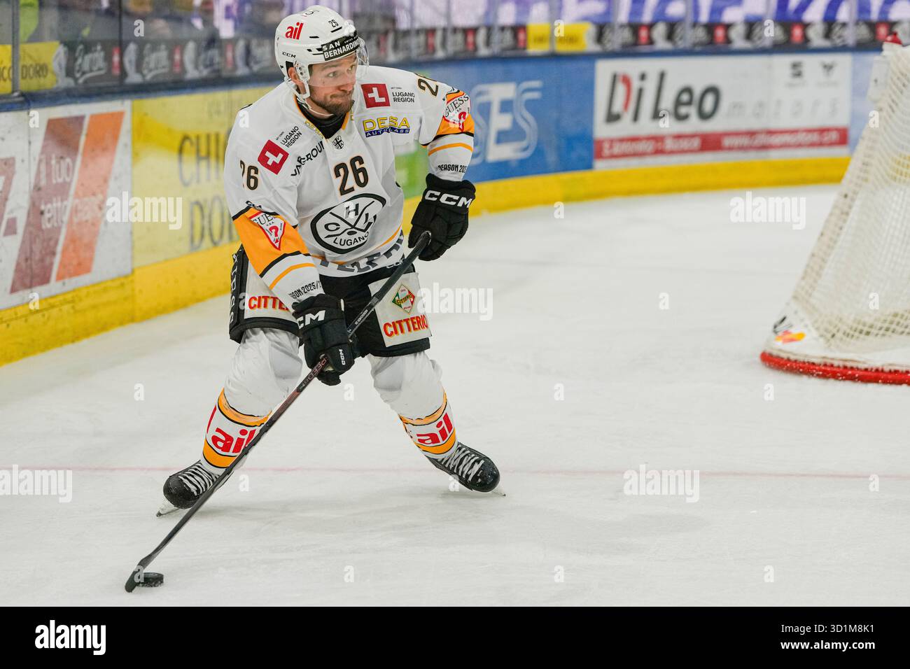 28/10/2025, Ambri, Gottardo Arena, NL: HC Ambri-Piotta - HC Lugano, #26 ...